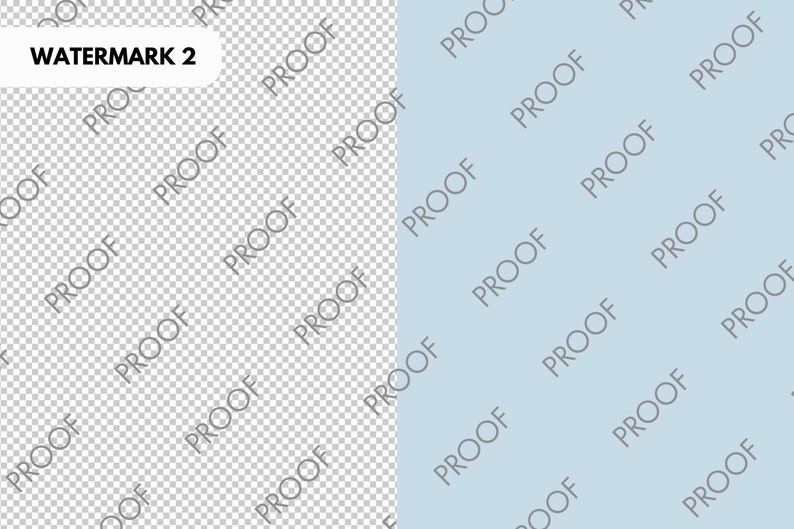 6 Proof Watermark Grids With Transparent Backgrounds, PNG Files ...