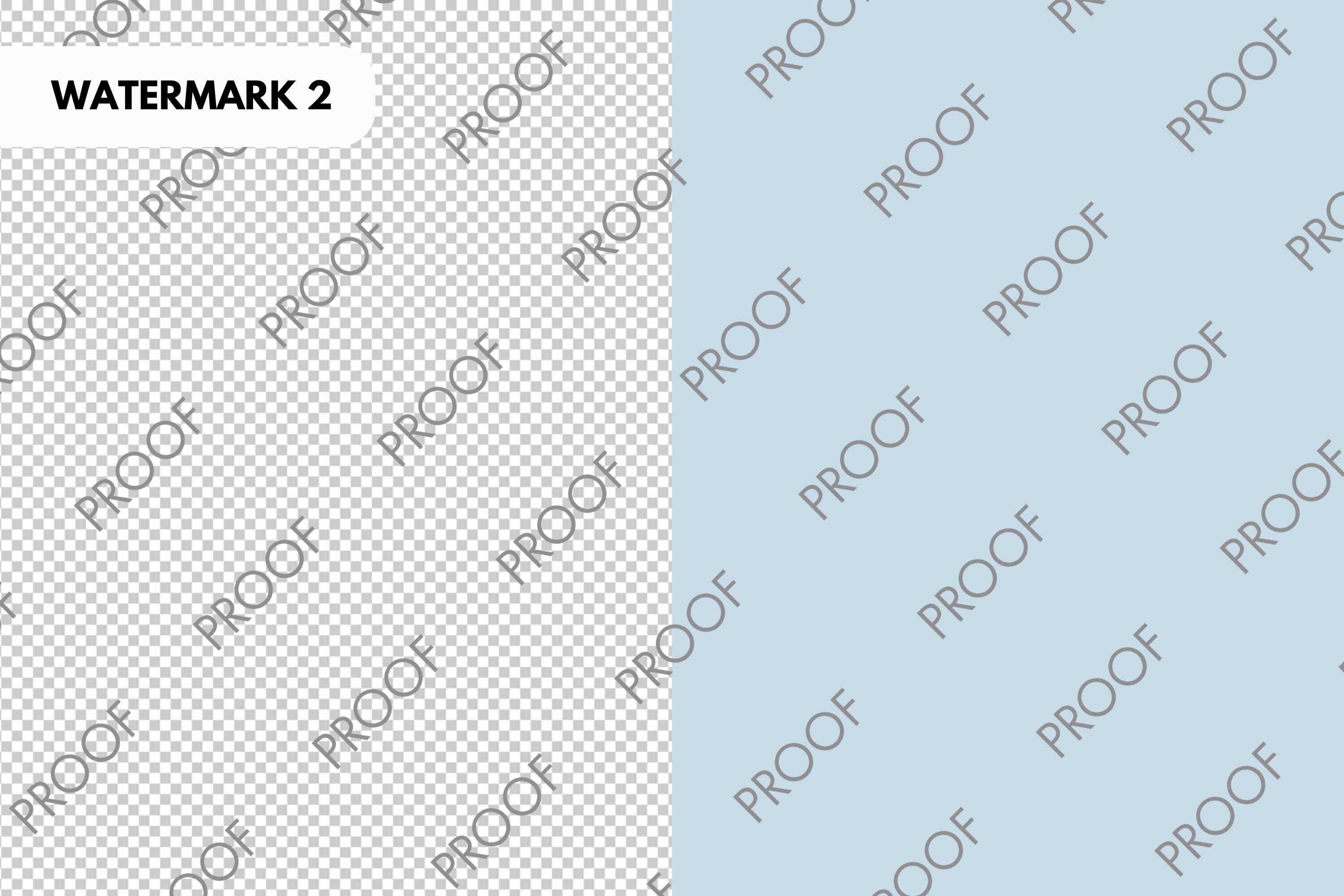 6 Proof Watermark Grids With Transparent Backgrounds, PNG Files ...