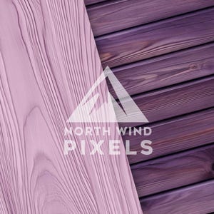 12 Purple Wood Digital Papers, Seamless Patterns, 12x12, Vertical and ...