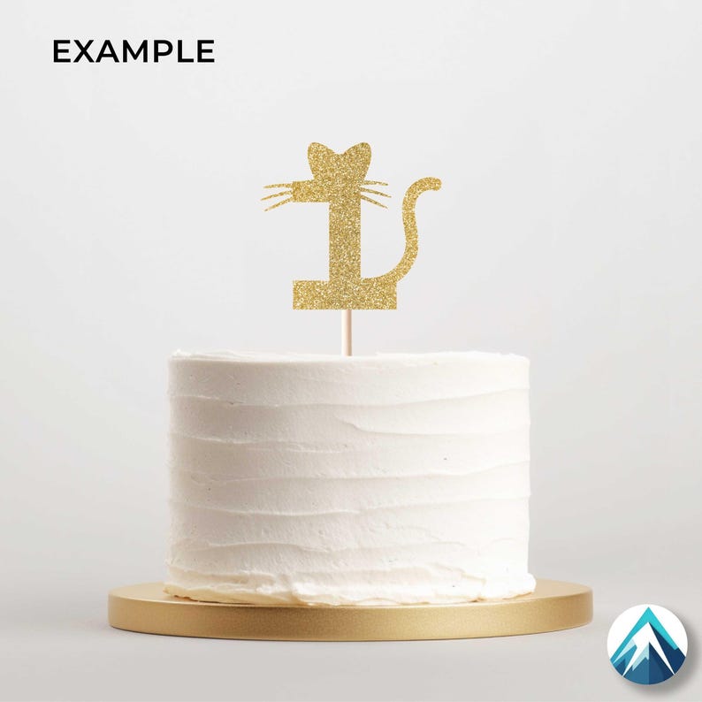 1 Cat Birthday Number, PNG and SVG File, Digital Download, Transparent ...