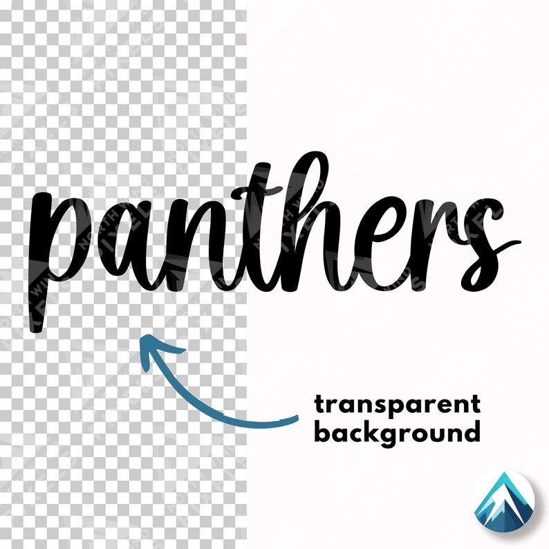 Panthers Digital Download, PNG and SVG Files, Clipart With Transparent ...