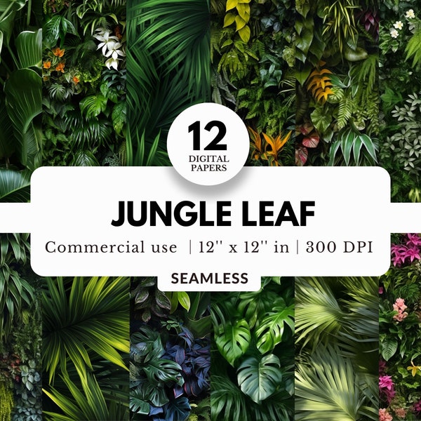 Tropical Rainforest Wallpaper - Etsy