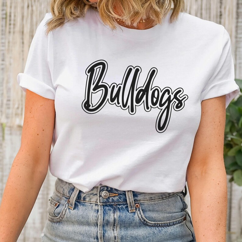 Bulldogs Digital Download, PNG and SVG Files, Clip Art With Transparent ...