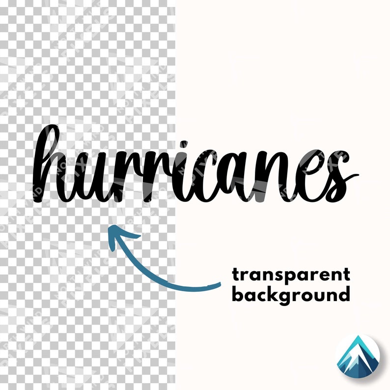 Hurricanes Digital Download, PNG and SVG Files, Clipart With ...