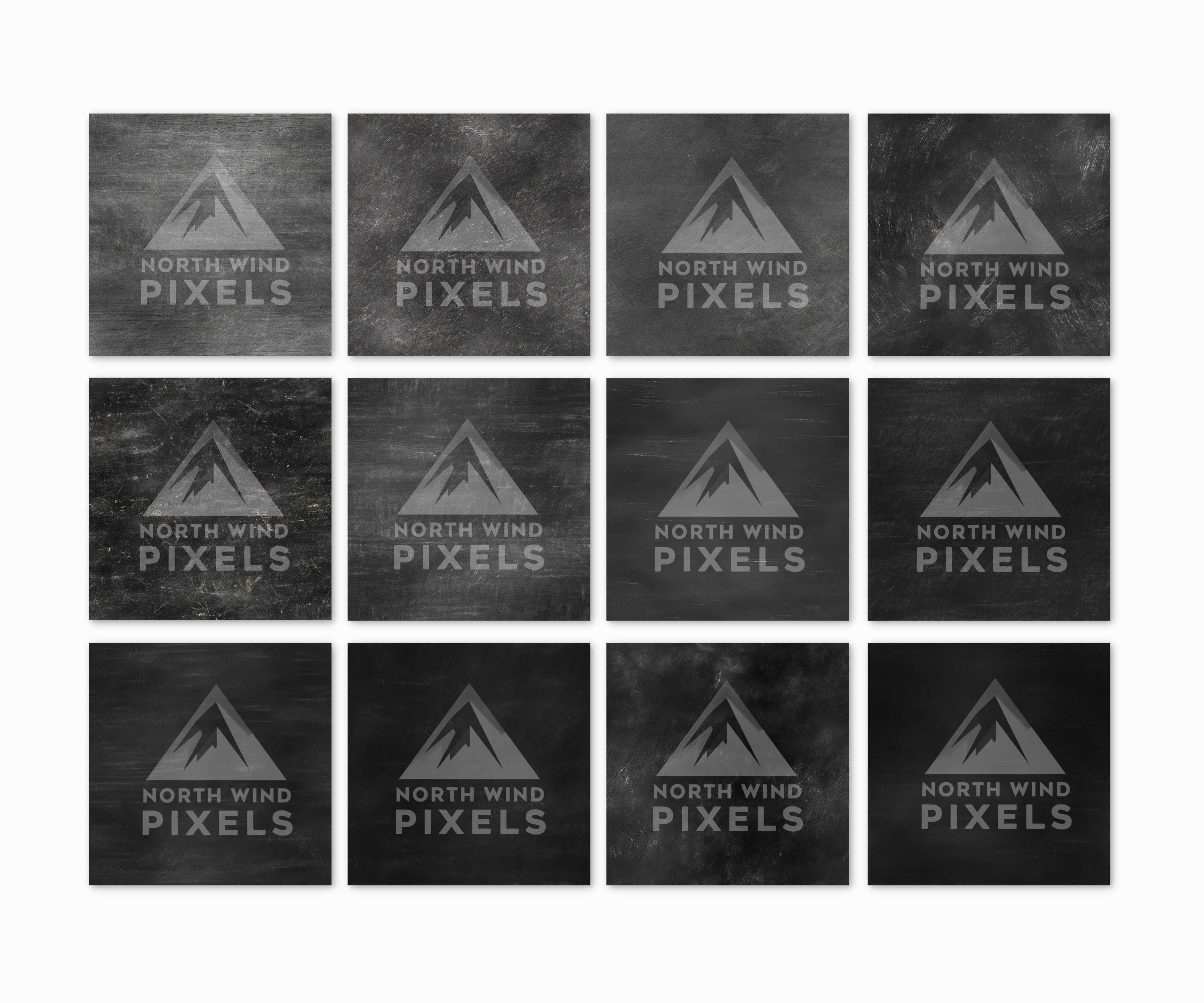 12 Chalkboard Textures Digital Papers, Seamless Patterns, 12x12, JPG ...