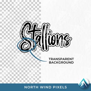 Stallions Digital Download, PNG and SVG Files, Clip Art With ...