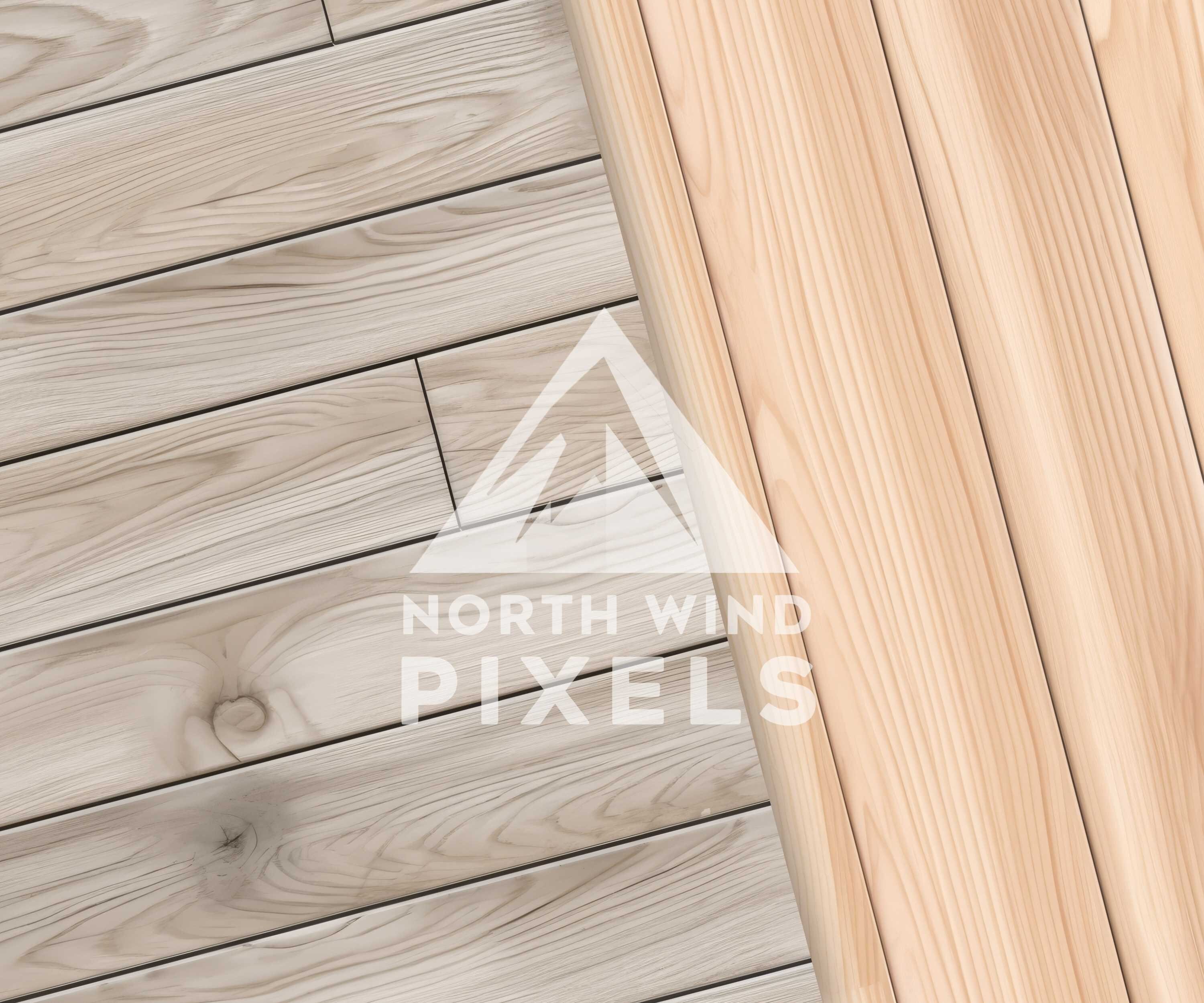 16 Light Wood Digital Paper Pack, Seamless Textures, 12x12, Soft ...