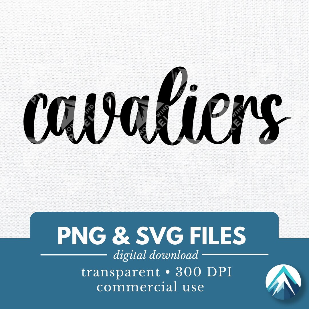 Cavaliers Digital Download, PNG and SVG Files, Clip Art With ...