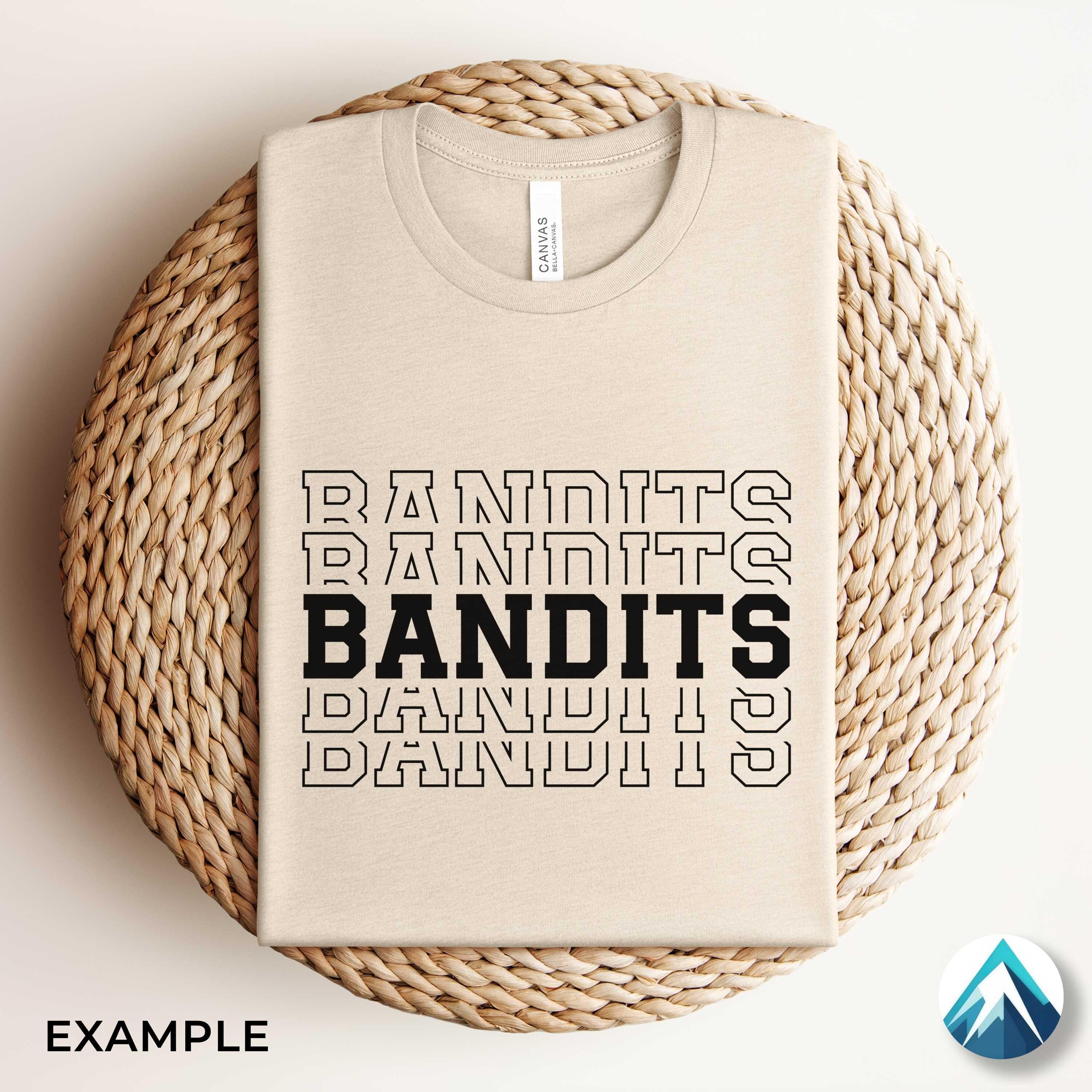 Bandits Digital Download, PNG and SVG Files, Transparent Background ...