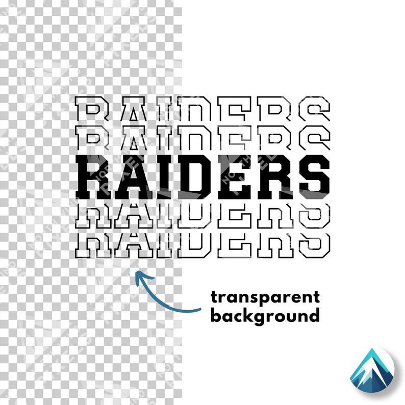 Raiders Digital Download, PNG and SVG File, Clipart With Transparent ...