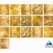 16 Gold Paint Textures Digital Papers, Seamless Patterns, 12x12, JPG ...