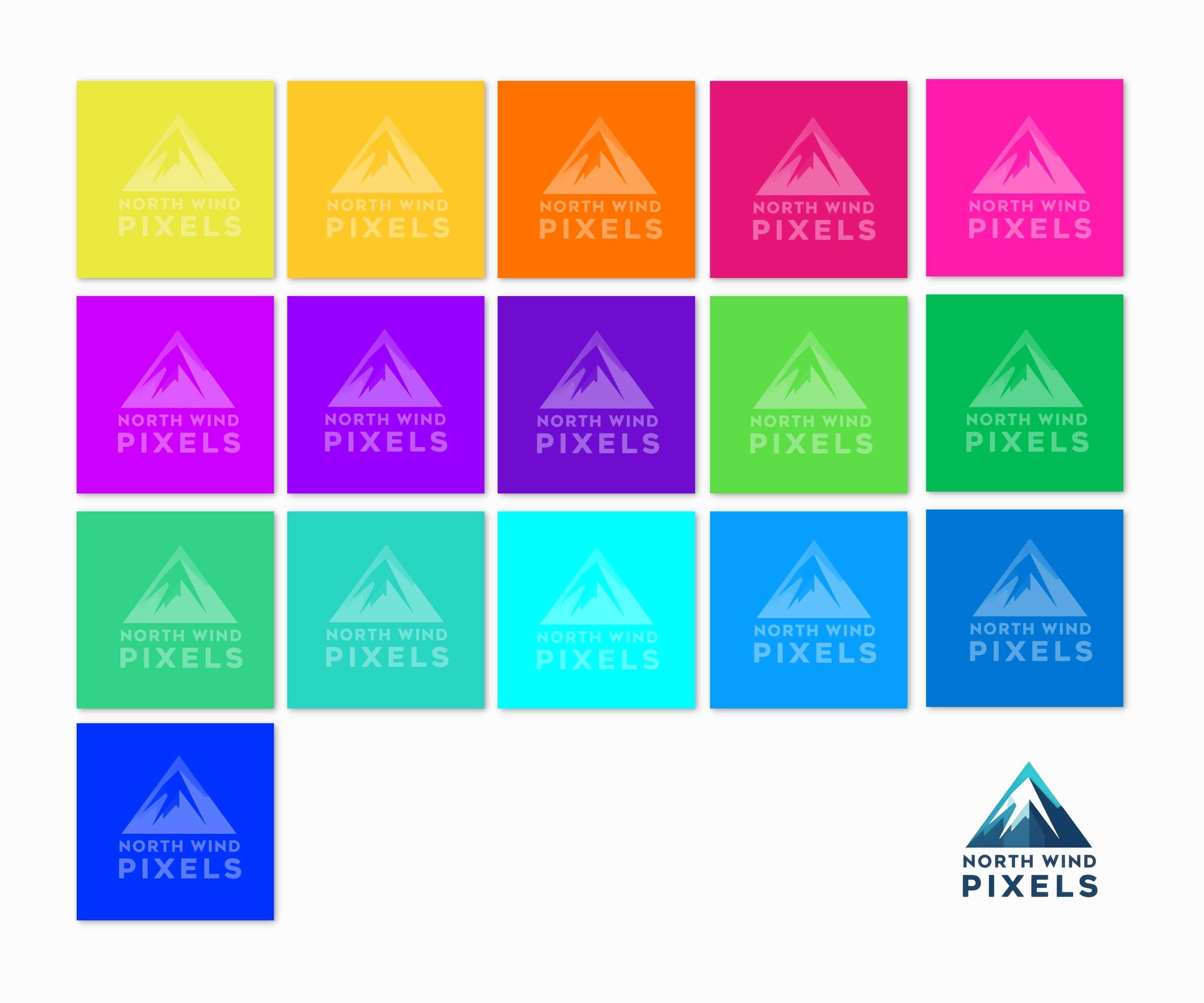 16 Neon Palette Digital Paper Bundle, Solid Colors, 12x12, JPG Download ...