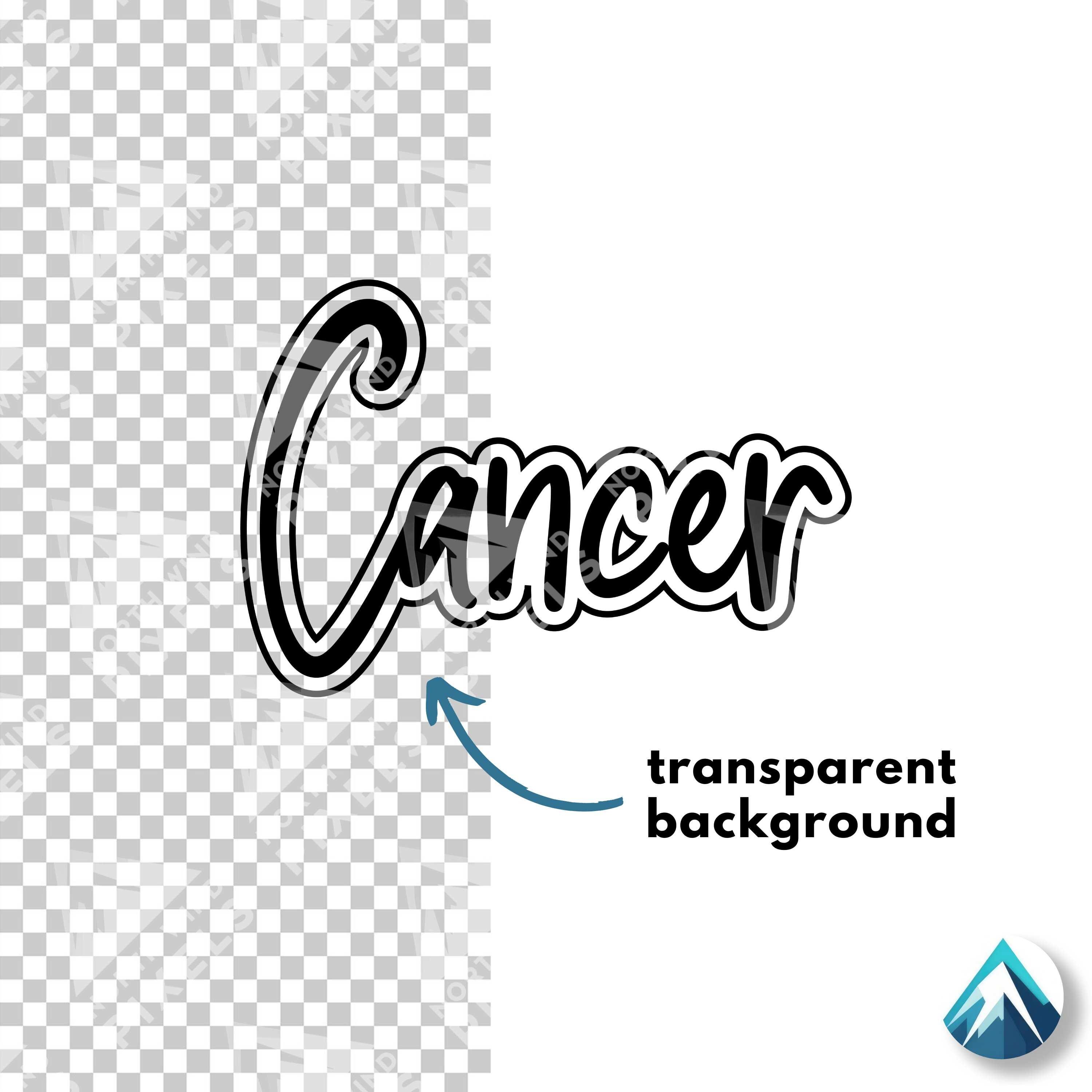 Cancer Digital Download, PNG and SVG File, Transparent Background ...