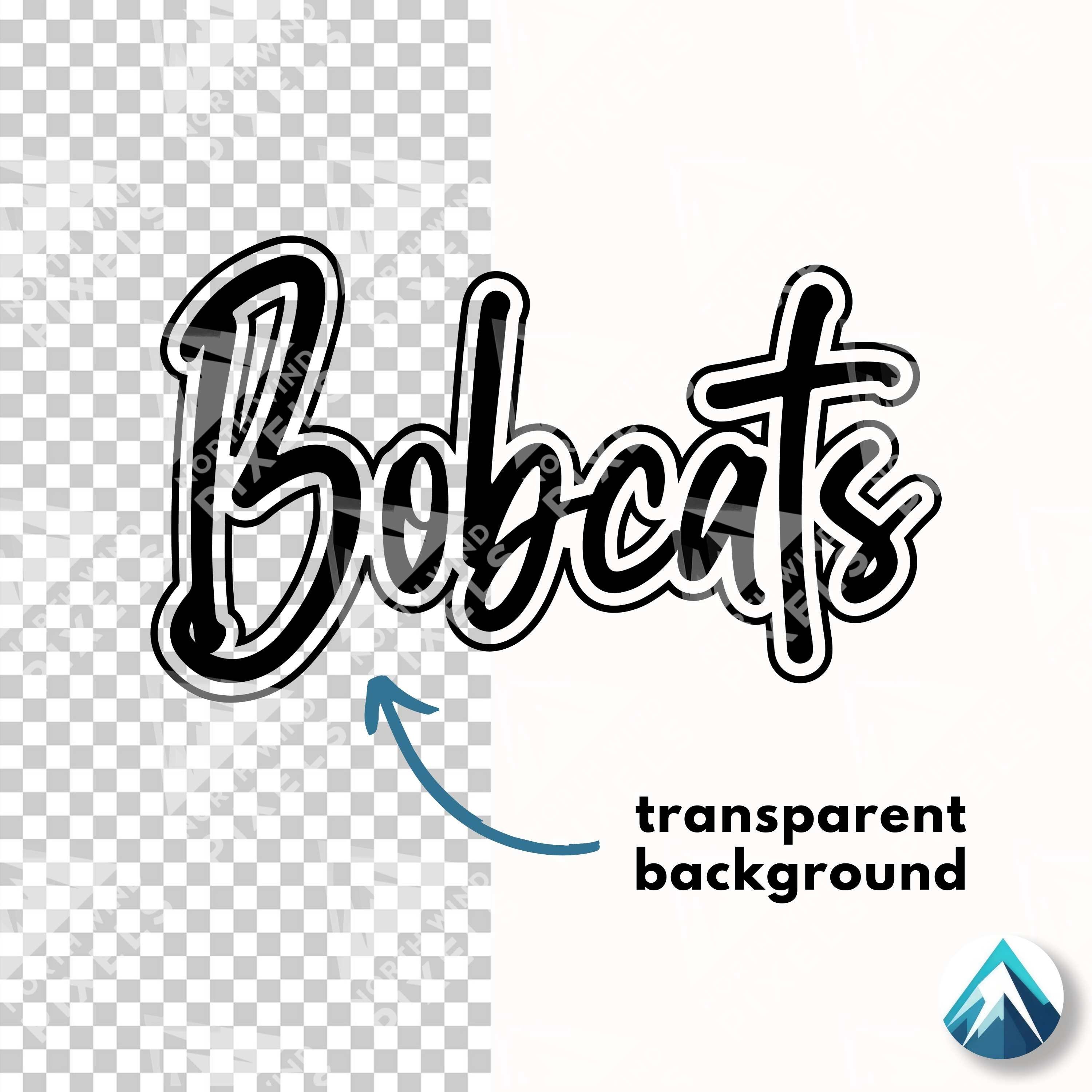 Bobcats Digital Download, PNG and SVG Files, Clipart With Transparent ...