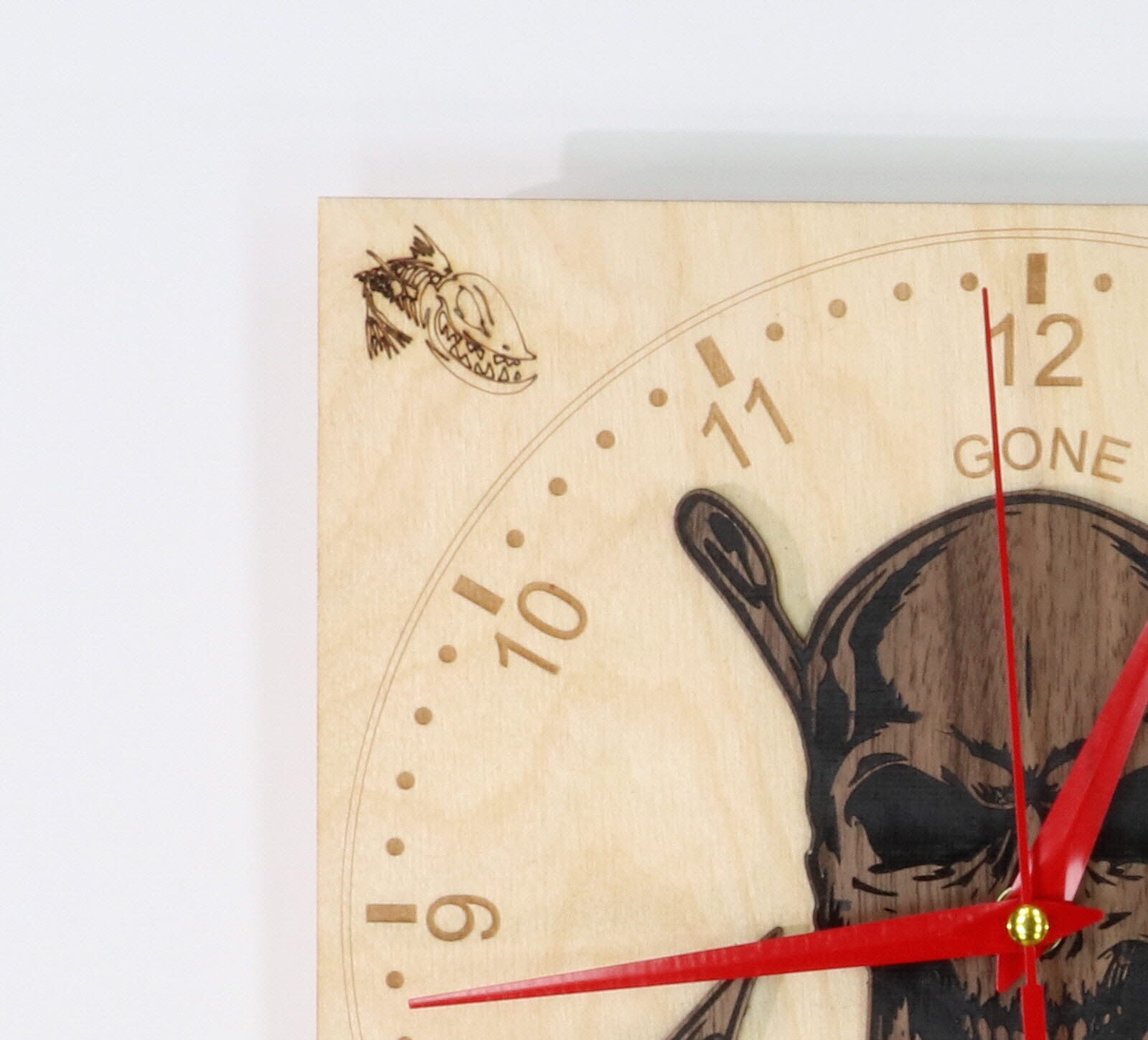 Customizable Fishing Wooden Clock, 3D Wooden Clock , Fishing Wall Clock ...