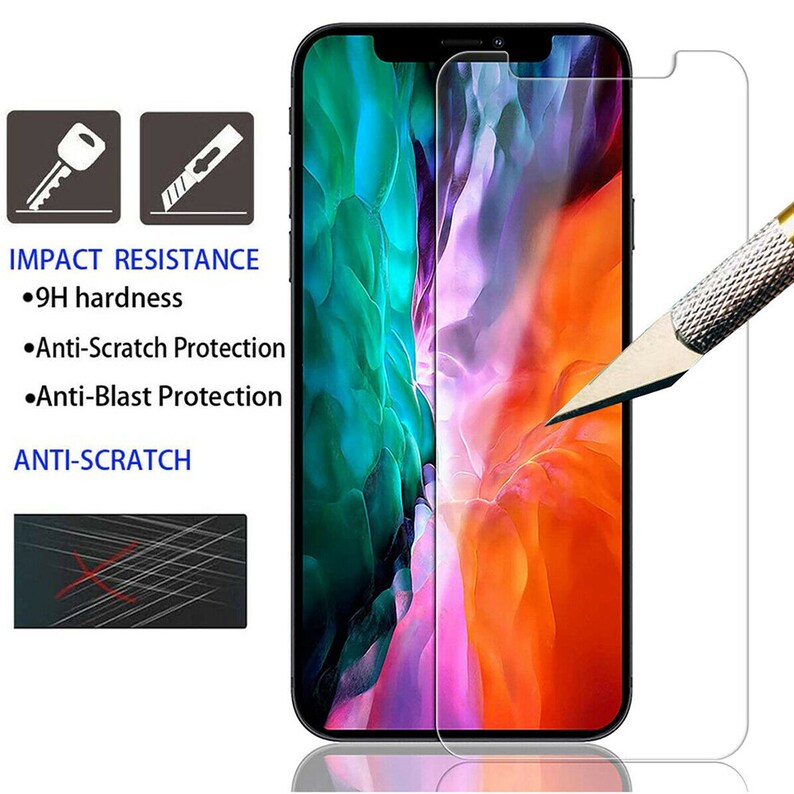 Tempered Glass Screen Protector for iPhone 13 Pro Max 13 Pro 13 Mini 13 ...