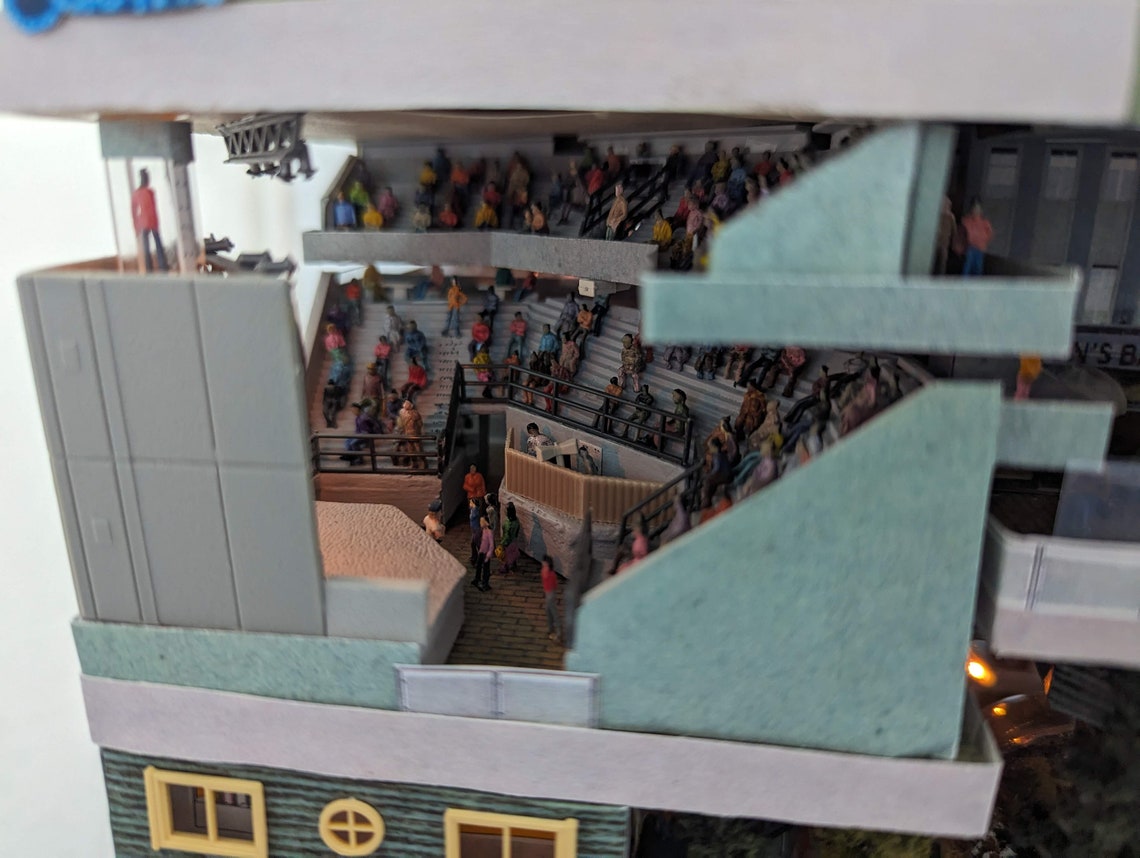 Super Detailed Concept Skyscraper Handcrafted Custom Model. N-scale (1: ...