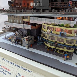 Super Detailed Concept Skyscraper Handcrafted Custom Model. N-scale (1: ...