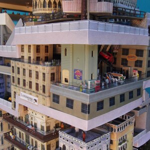Super Detailed Concept Skyscraper Handcrafted Custom Model. N-scale (1: ...
