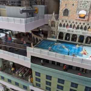 Super Detailed Concept Skyscraper Handcrafted Custom Model. N-scale (1: ...