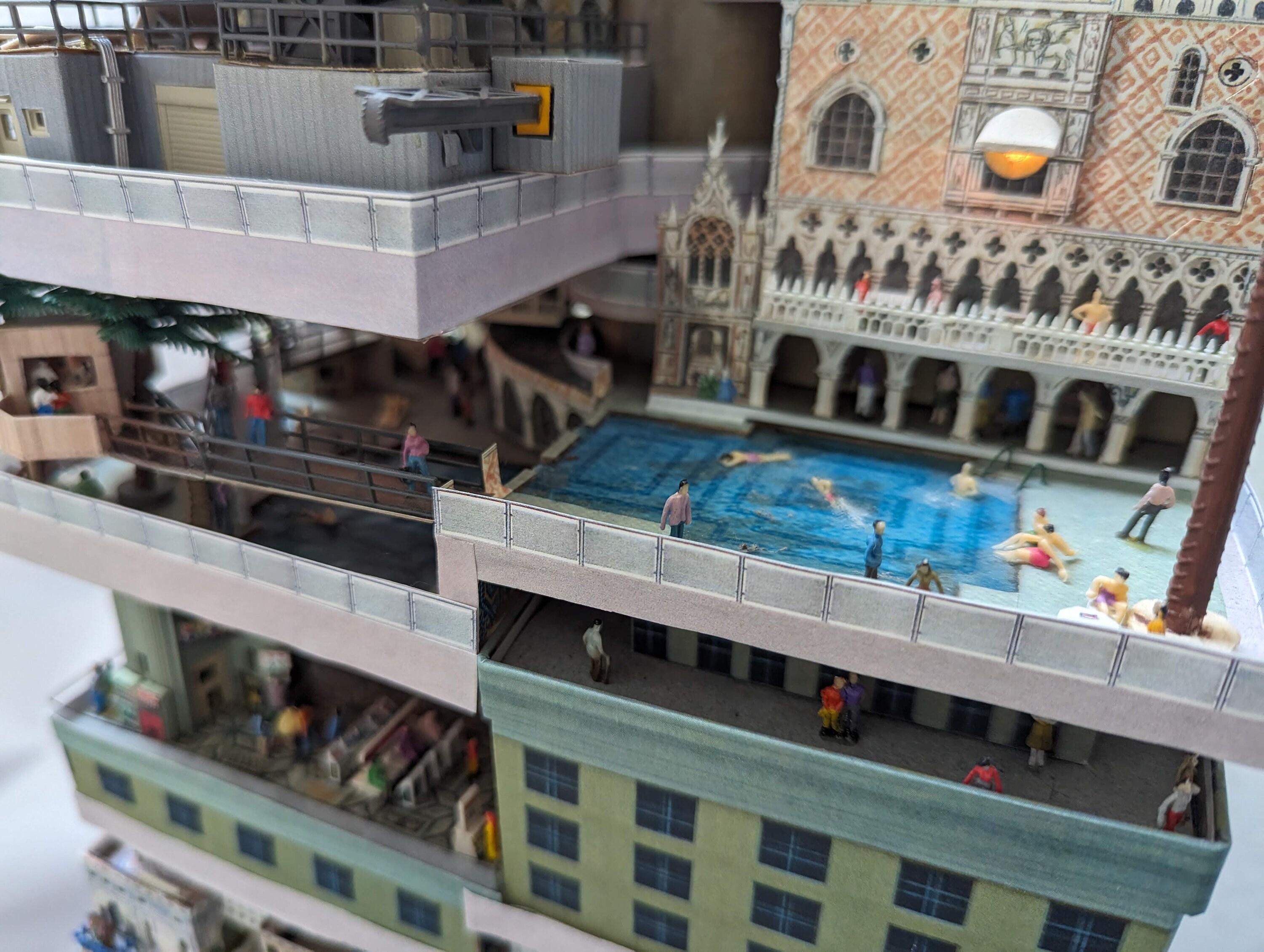 Super Detailed Concept Skyscraper Handcrafted Custom Model. N-scale (1: ...