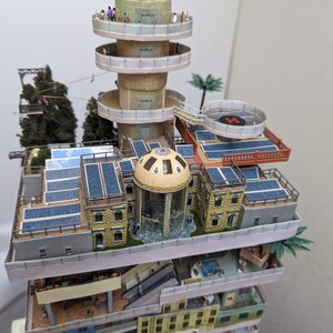 Super Detailed Concept Skyscraper Handcrafted Custom Model. N-scale (1: ...