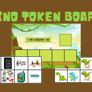 Dinosaur Token Board - Etsy