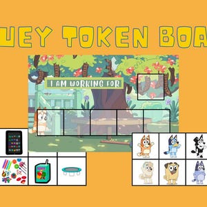 Bluey Token Board - Etsy