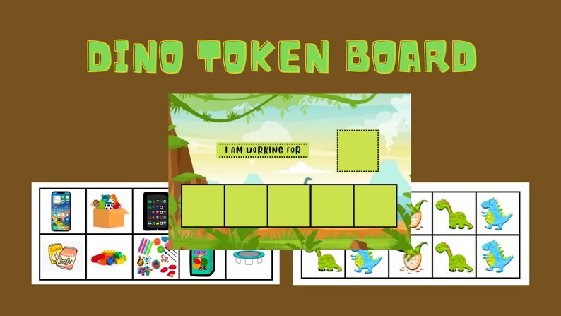 Dinosaur Token Board - Etsy