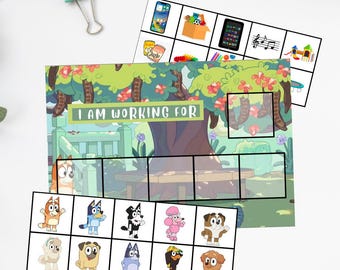 Bluey / Token Board / DIGITAL DOWNLOAD / PRINTABLE - Etsy