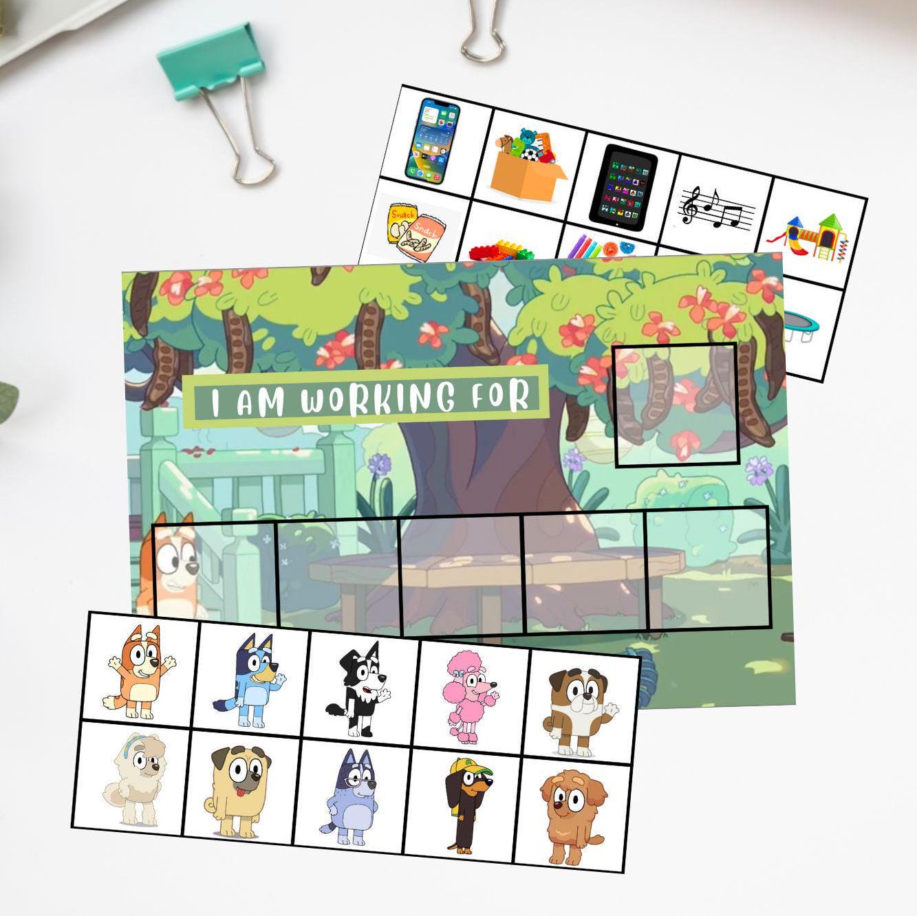 Bluey Token Board - Etsy