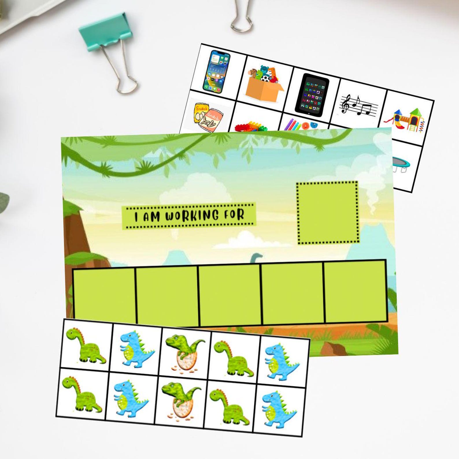 Dinosaur Token Board - Etsy