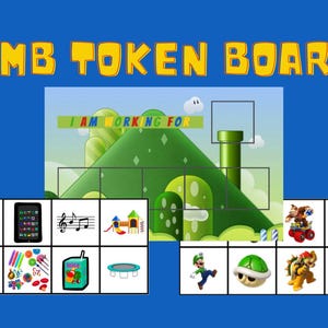 Super Mario Token Board - Etsy