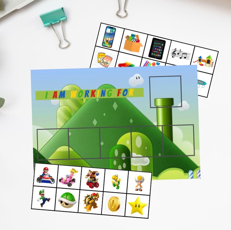 Super Mario Token Board - Etsy