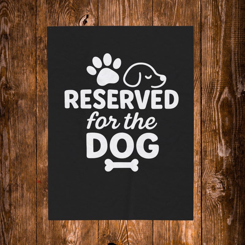 Reserved for the Dog - Etsy