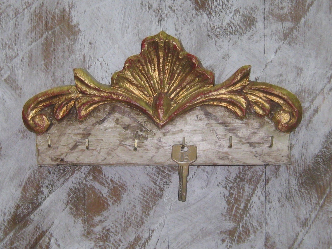Golden Baroque Key Holder - Etsy