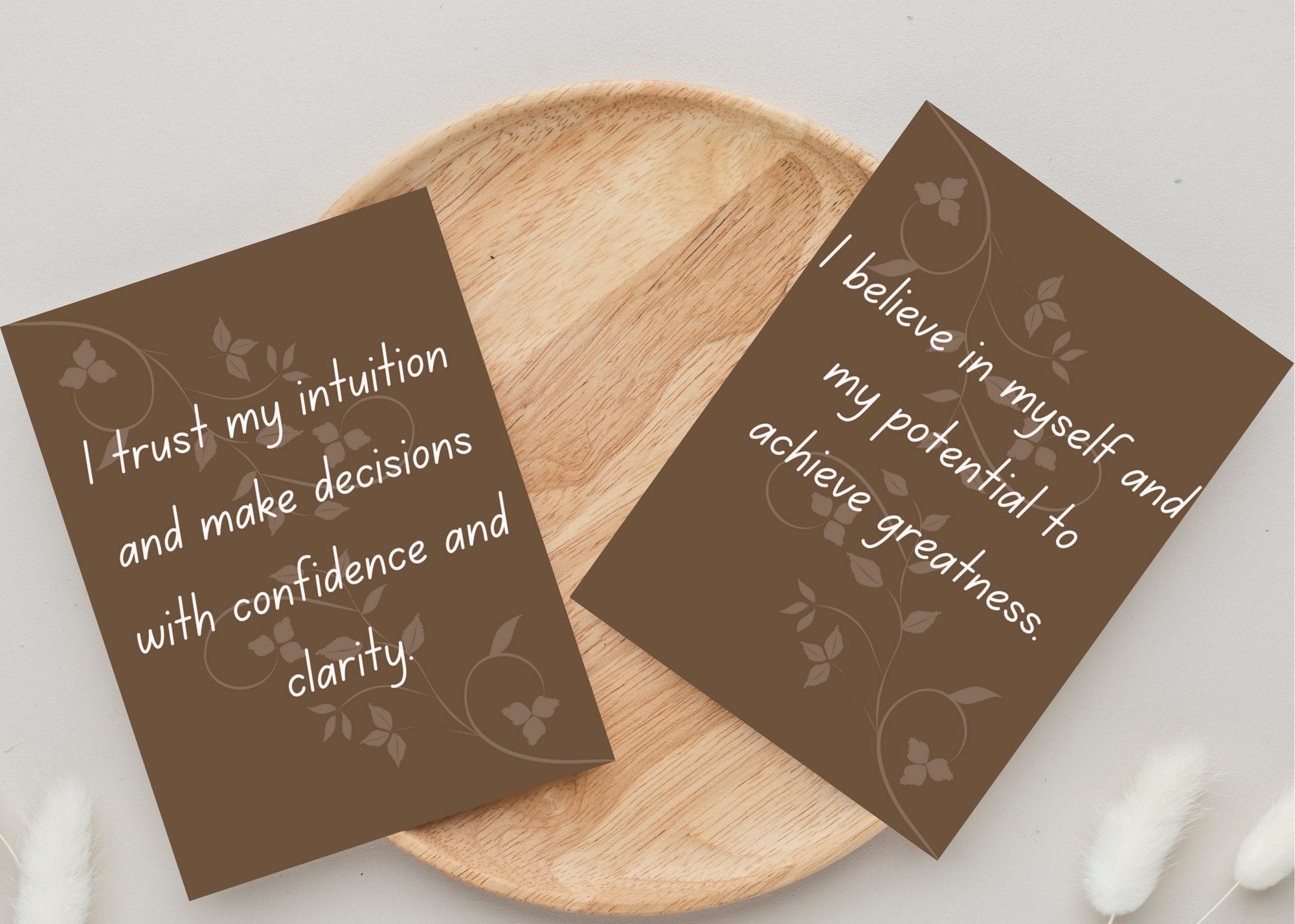 40 Confidence Boosting Affirmation Cards, Printable Cards, Motivational ...