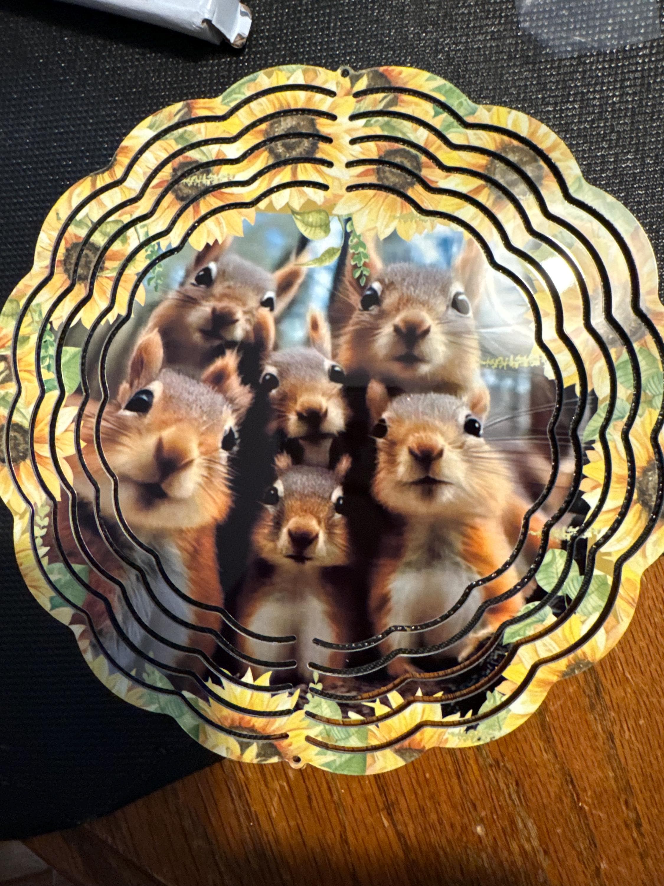 Nosey Squirrels Wind Spinner - Etsy
