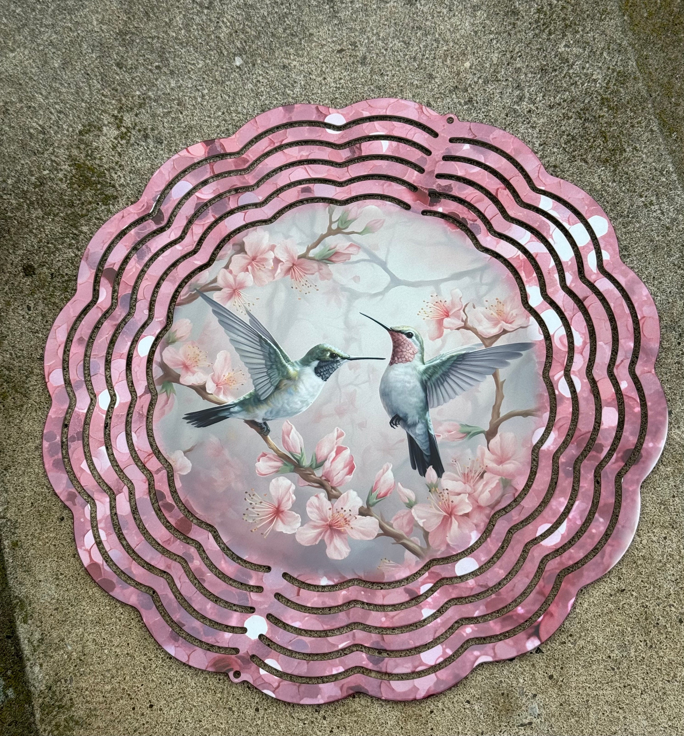 Hummingbird Wind Spinner - Etsy