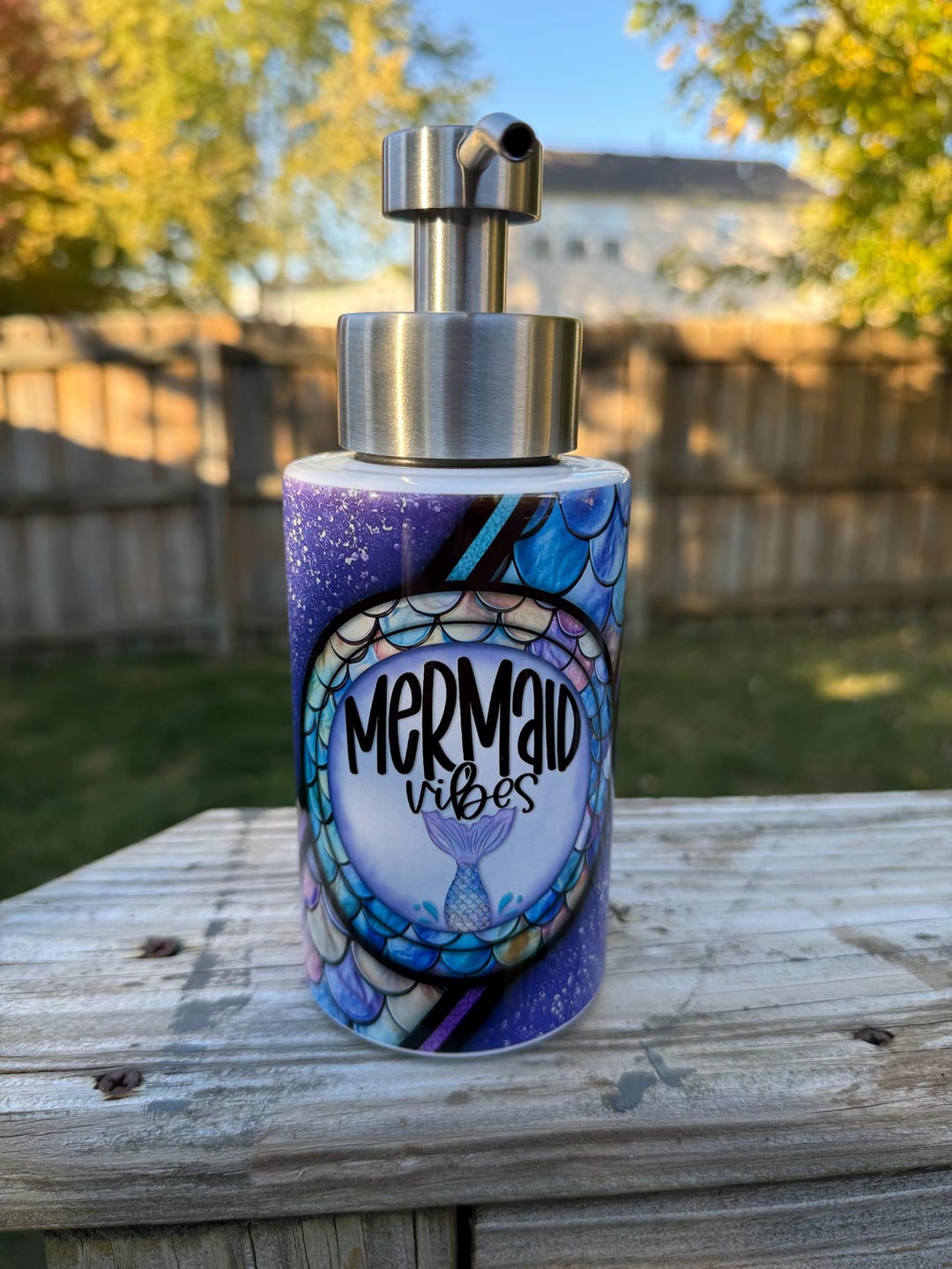 Mermaid Vibes Soap Dispenser - Etsy