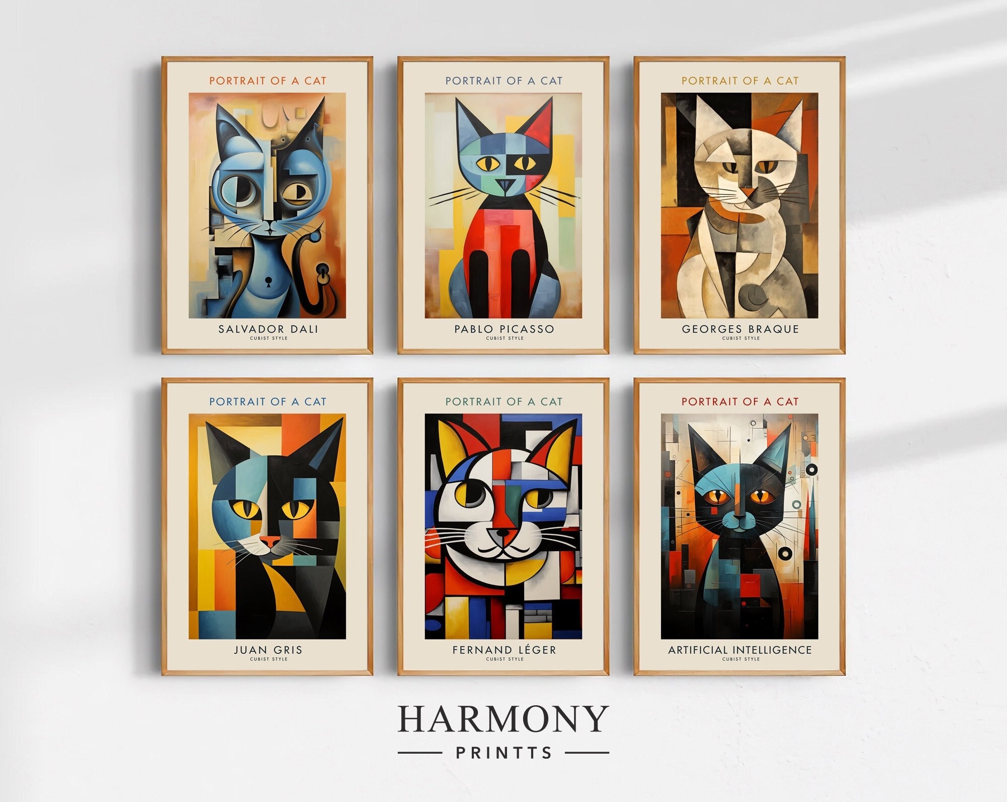 Pablo Picasso Cubism Cat