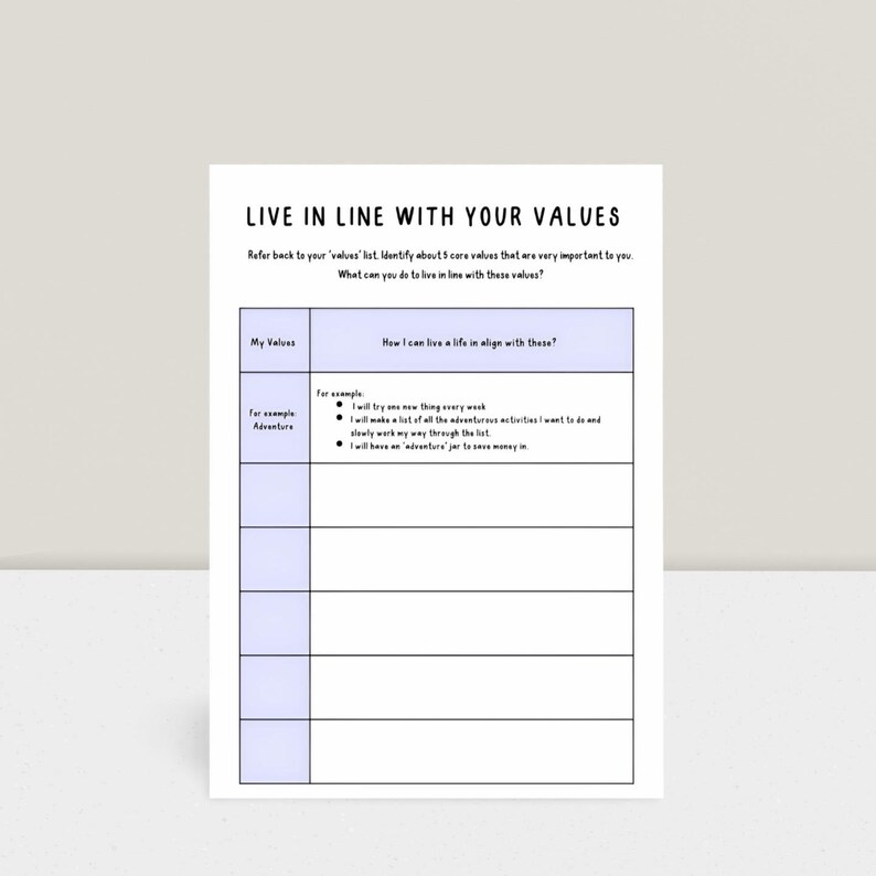 A Bundle of Mental Health Printable Posters and Worksheets, Therapy ...