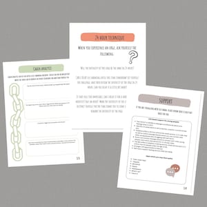 Self Harm Prevention Workbook, Mental Health Journal, Coping Strategies ...