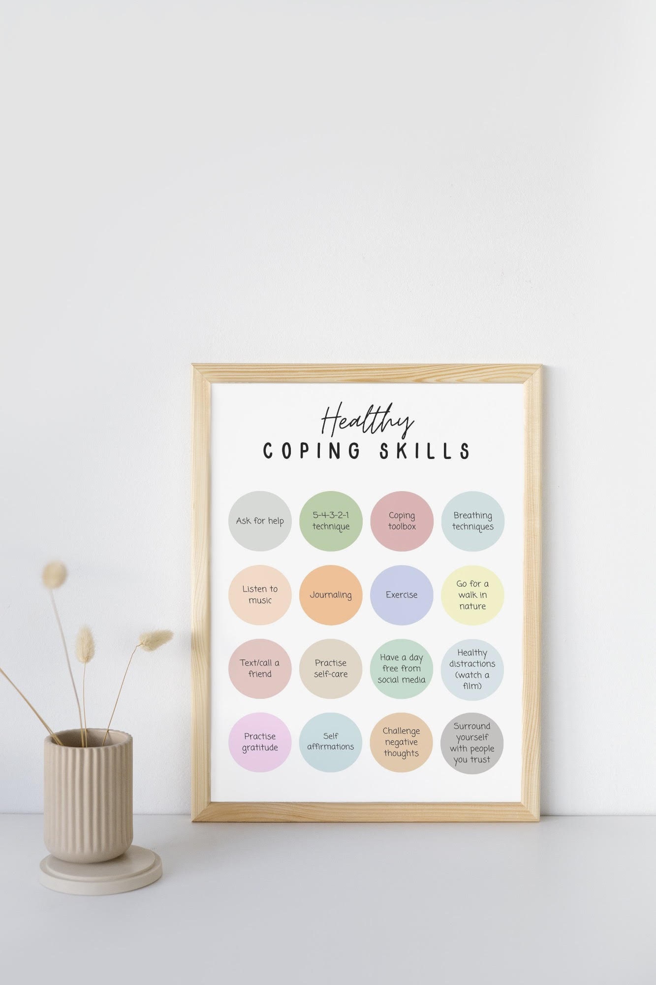 A Bundle of Mental Health Printable Posters and Worksheets, Therapy ...