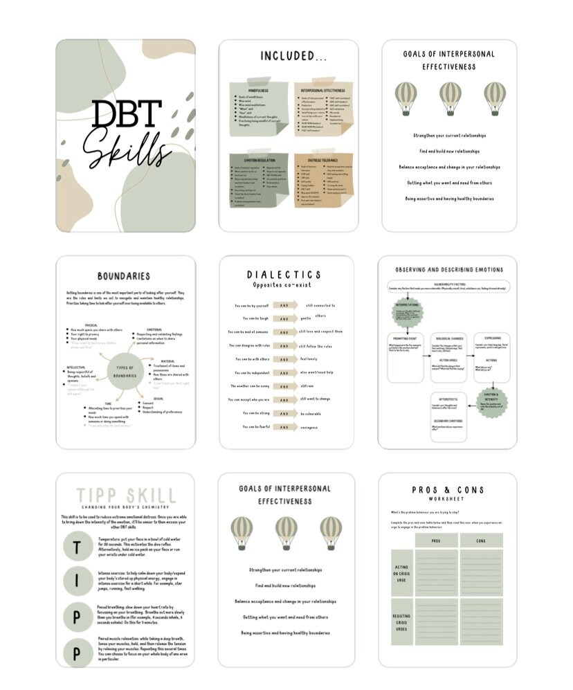 Practical DBT Skills Workbook: Build Resilience | Develop Coping ...