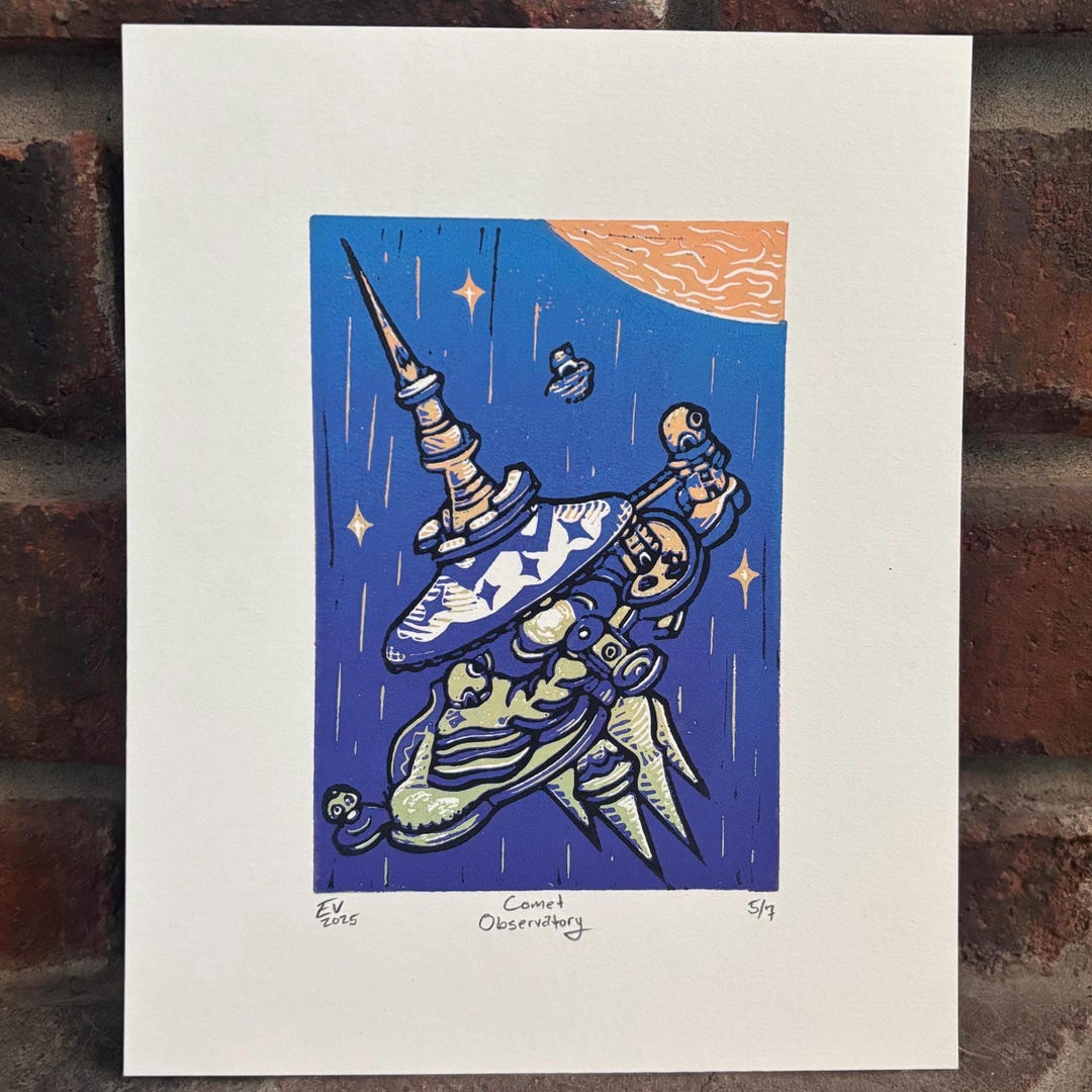 Comet Observatory - Mario Galaxy Inspired Three-layer Color-reduction ...