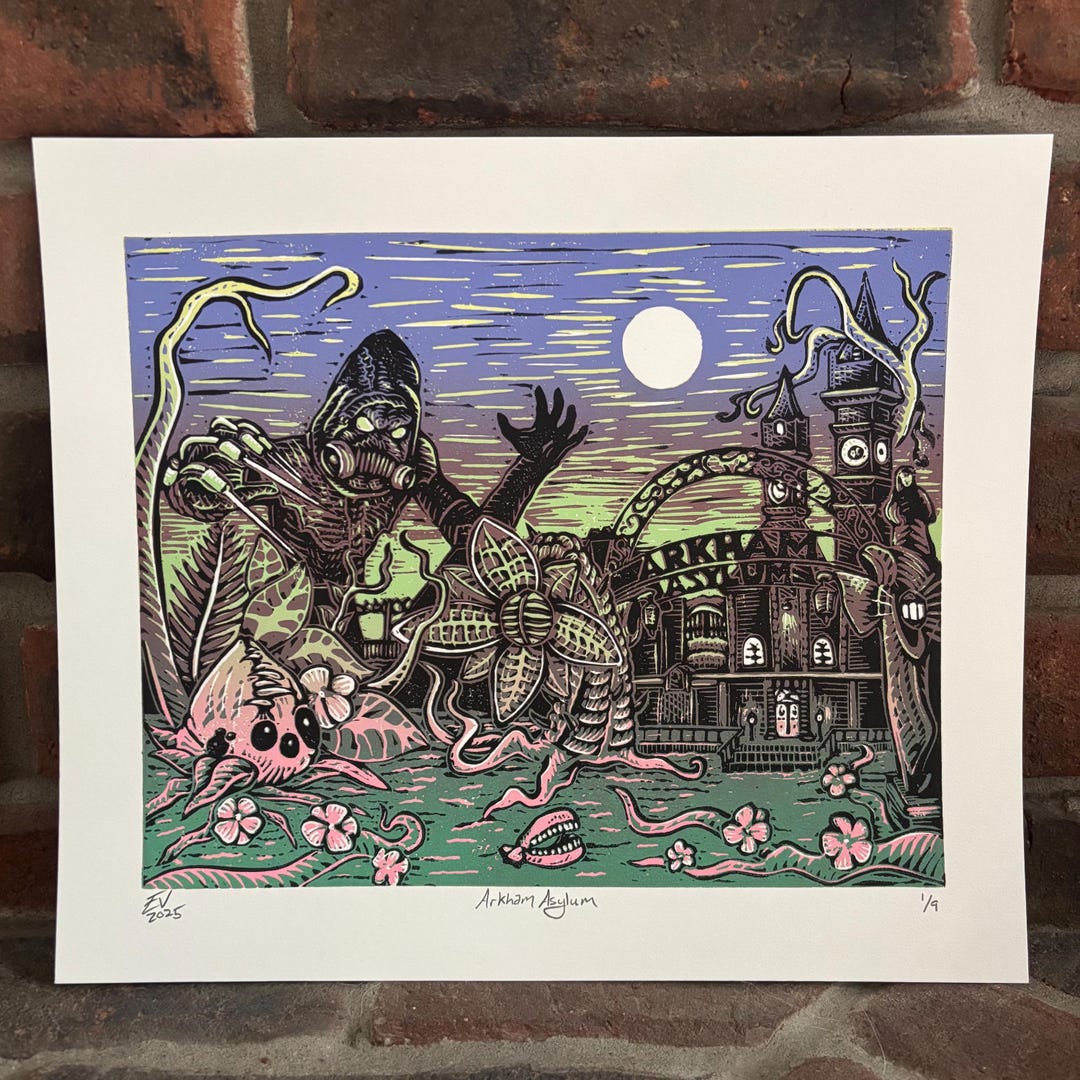 Arkham Asylum- Batman: Arkham Asylum Inspired Three-layer Color ...