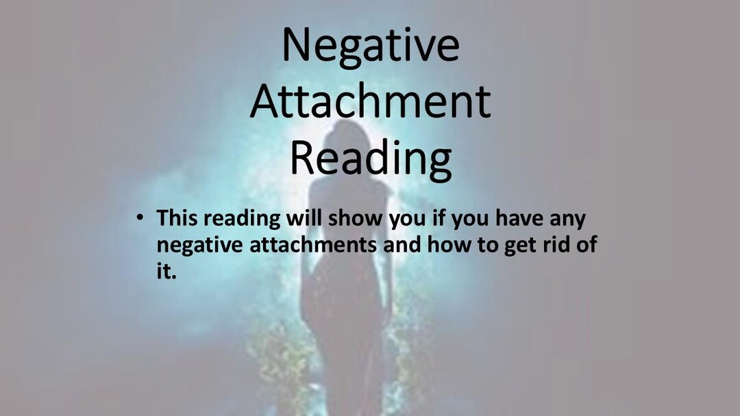 Negative Attachment Reading and How to Get Rid of It - Etsy