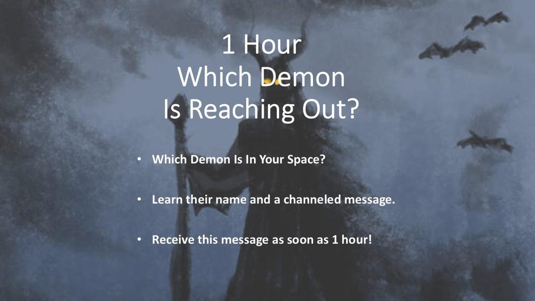 Which Demon is Reaching Out? | Demon Identification, 1 Hour! - Etsy