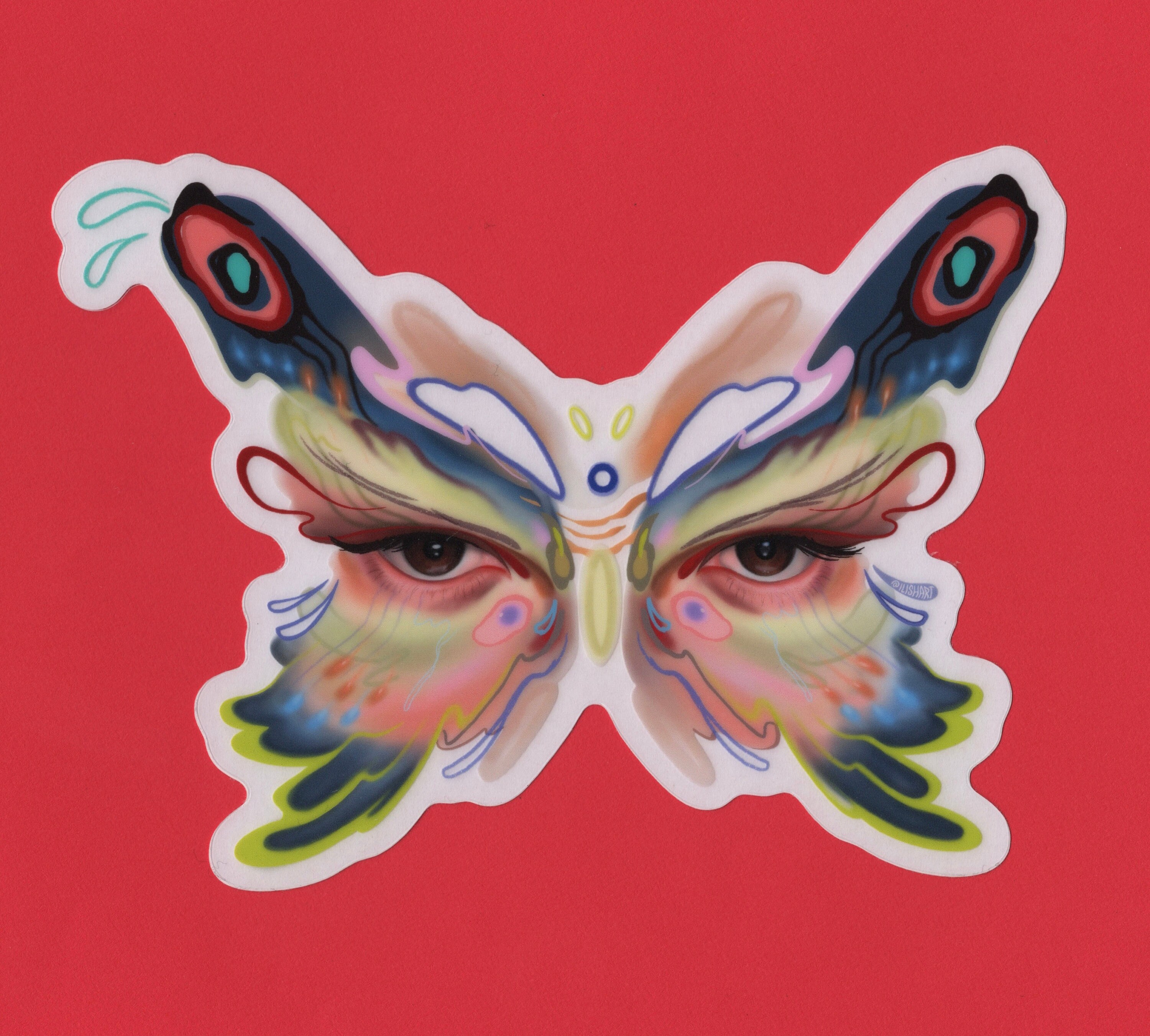 Rainbow Butterfly Eyes I, Monarch Butterfly Waterproof & UV Protective ...